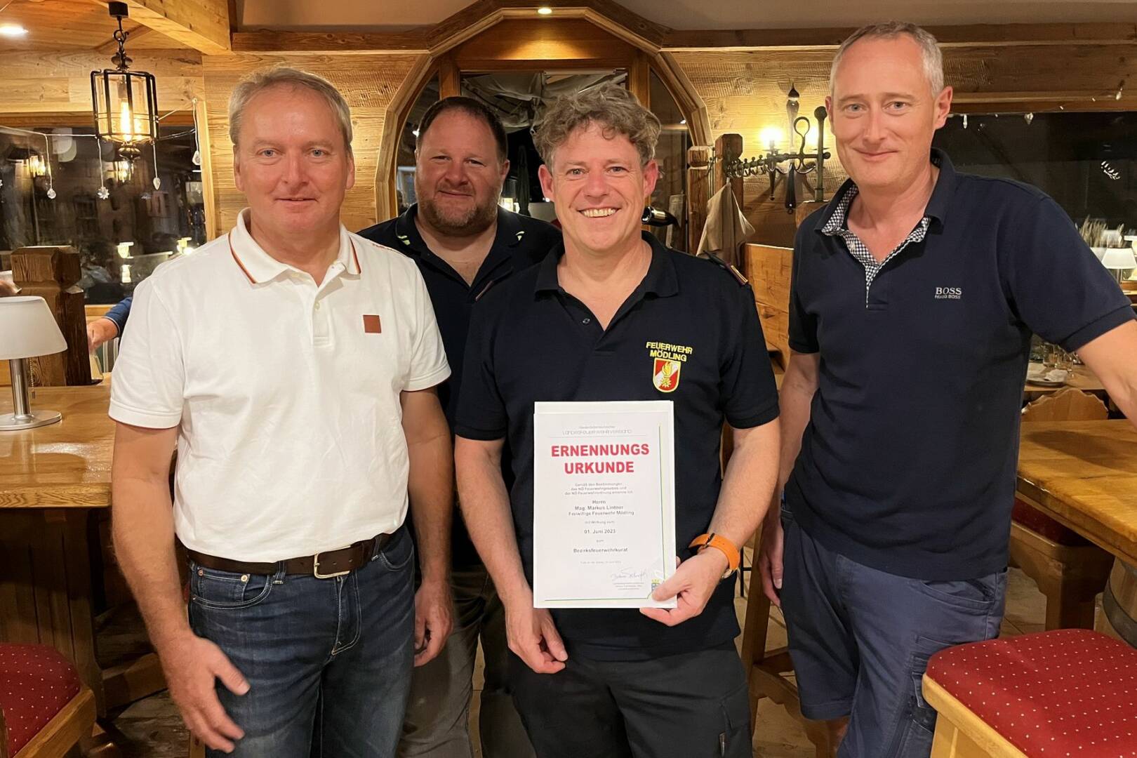 Markus Lintner zum Bezirksfeuerwehrkurat ernannt