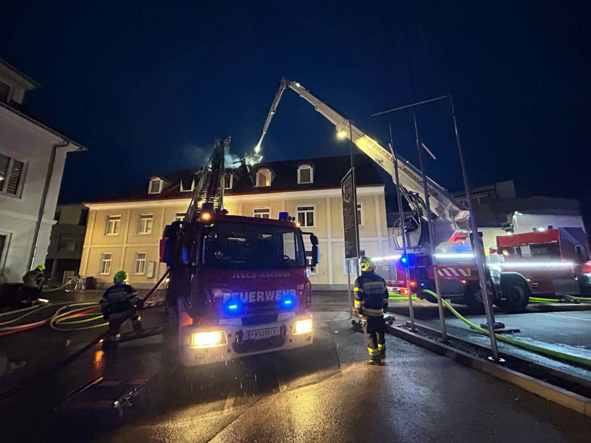 BFV Leoben: Brandeinsatz in Leoben