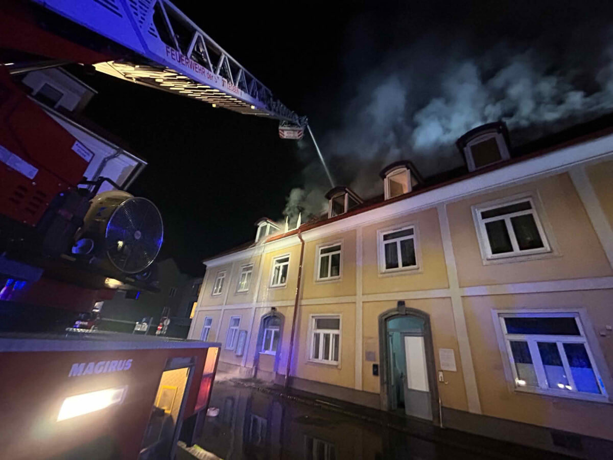 BFV Leoben: Brandeinsatz in Leoben