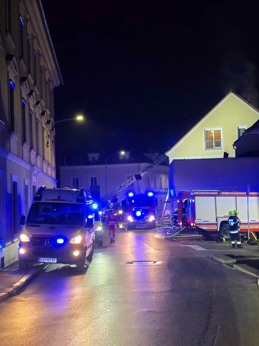 BFV Leoben: Brandeinsatz in Leoben