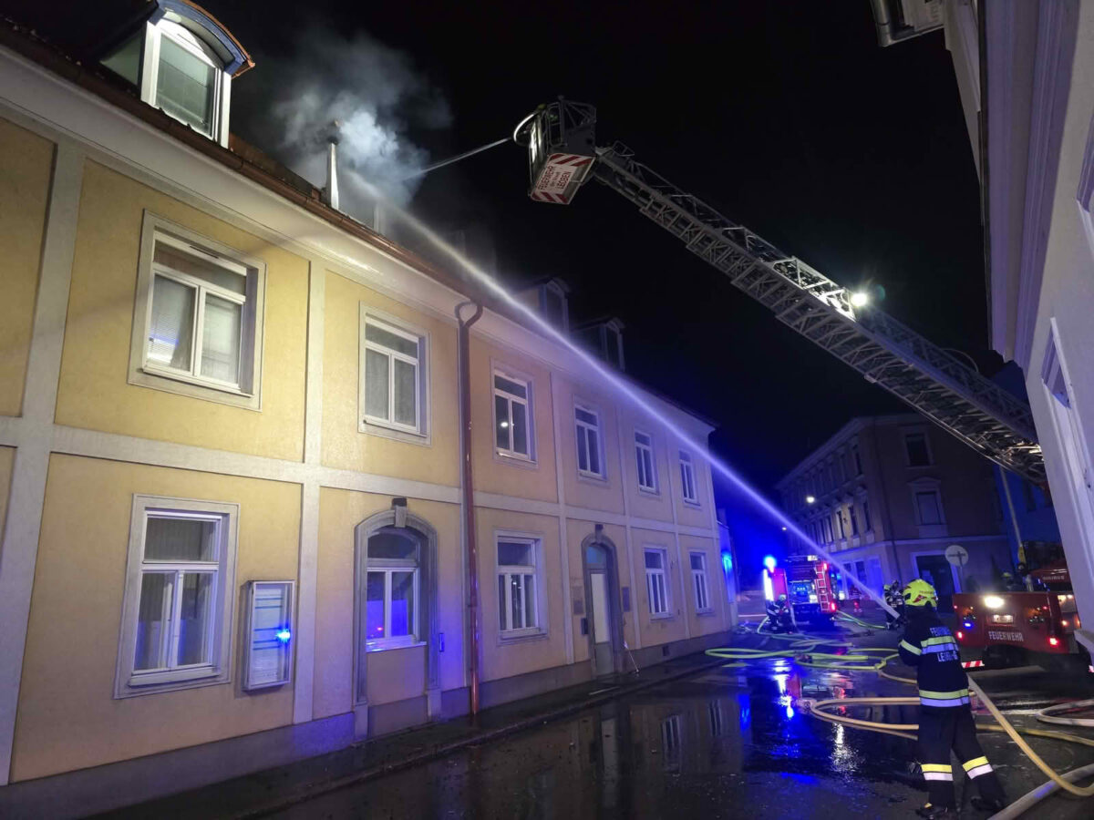 BFV Leoben: Brandeinsatz in Leoben